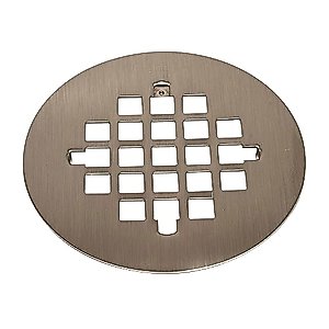 Oatey 42017 Universal Snap-Tite 4.25-Inch Strainer, Rubbed Bronze