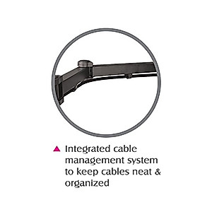 SIIG Articulating Adjustable Quad 4-Monitor Desk Mount - Fits 13" to 27" Monitors - (CE-MT0S12-S1)