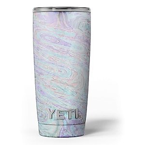 Design Skinz Slate Marble Surface V35 - Skin Decal Vinyl Wrap Kit Compatible with The Yeti Rambler Cooler Tumbler Cups