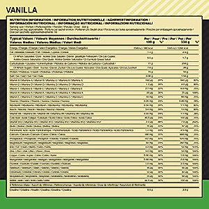 Optimum Nutrition Serious Mass Weight Gainer Protein Powder, Vitamin C, Zinc and Vitamin D for Immune Support, Vanilla, 6 Pound (Packaging May Vary)