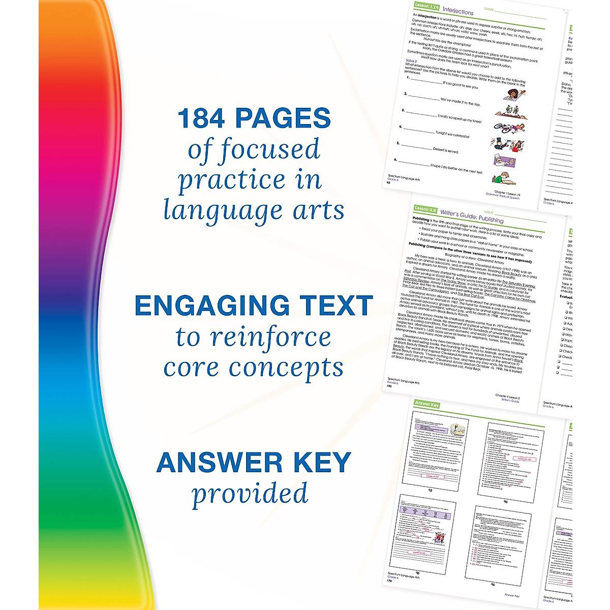 Spectrum Language Arts, Grade 6