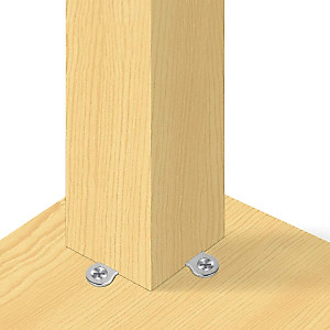 20 Pack Figure 8 Steel Desk Top Fastener Clip - Heavy Duty Figure-Eight Fasteners Clips Attaching a Table, Solid Steel, 12 Gauge