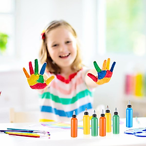 Irenare 100 Pcs 4 oz Plastic Squeeze Bottles Bulk Boston Dispensing Empty Hair Oil Bottles with 20/410 Twist Top Cap for Essential Oils, Hair Applicator, Liquids, Condiment Dispenser