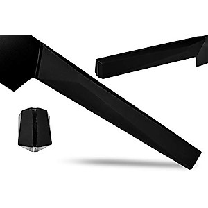 Seki Japan Via Kitchen Japanese Utility Paring Knife, Molybdenum Steel Fruit Knife, TPR & ABS Handle, 100 mm (3.9 in)