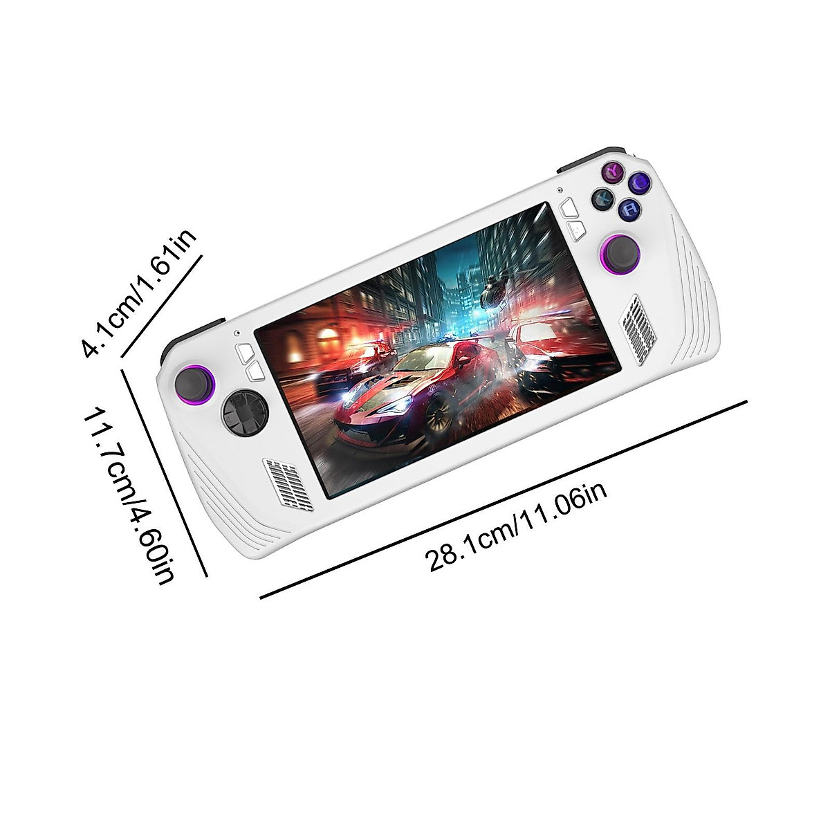 New Silicone Case for ASUSS ROG Allys Gamings Handheld, Soft Silicone Protective Skin Sleeve, Game Console Silicone Cover for ASUSS ROG Allys Gamings Handheld