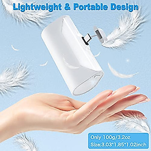 NiUB5 Portable Power Bank - 4800mAh Mini Portable Charger, USB-C Small Battery Pack Charger Compatible with Samsung Galaxy Android Phones