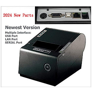 PBM P-822d Thermal POS Receipt Printer, USB, Ethernet, Serial 3-in-1 Printer, cashdrawer Port.AUTO Cut, Supports ESC/POS Star Commands, Compatible with EPSON Star Micronic