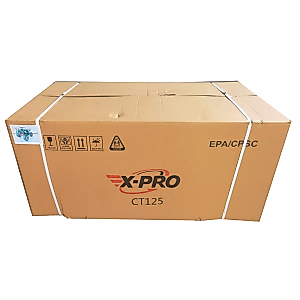 X-PRO 125cc ATV 4 Wheels Wheelers Quad 125 ATV Quads with LED Lights, Big 19"/18" Tires!(Black)