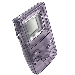 OSTENT Full Housing Shell Case Cover Replacement for Nintendo GBC Gameboy Color Console - Color Clear Purple