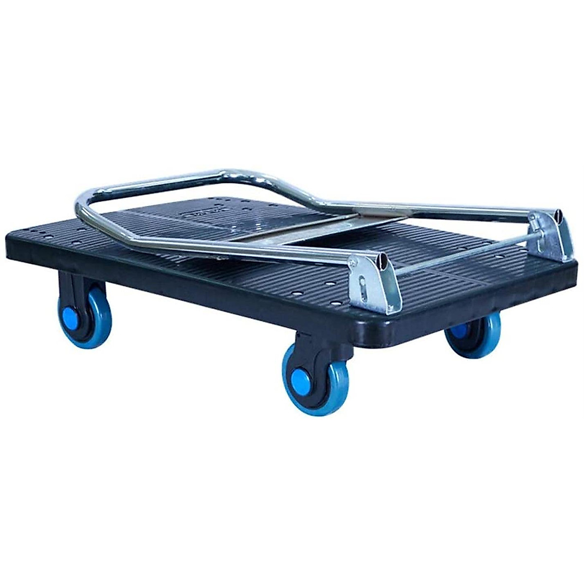 Folding Cart with Wheels, Moving Platform Hand Trucks Garden Carts, Portable Garden Trolley Cart, Foldable Heavy Duty Trolley (Color : 90X60CM)