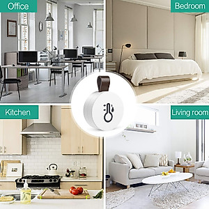 ORIA Thermometer Hygrometer, Wireless Humidity Temperature Sensor Mini with Data Export and Alert, Temp Humidity Monitor for House, 2 Pack