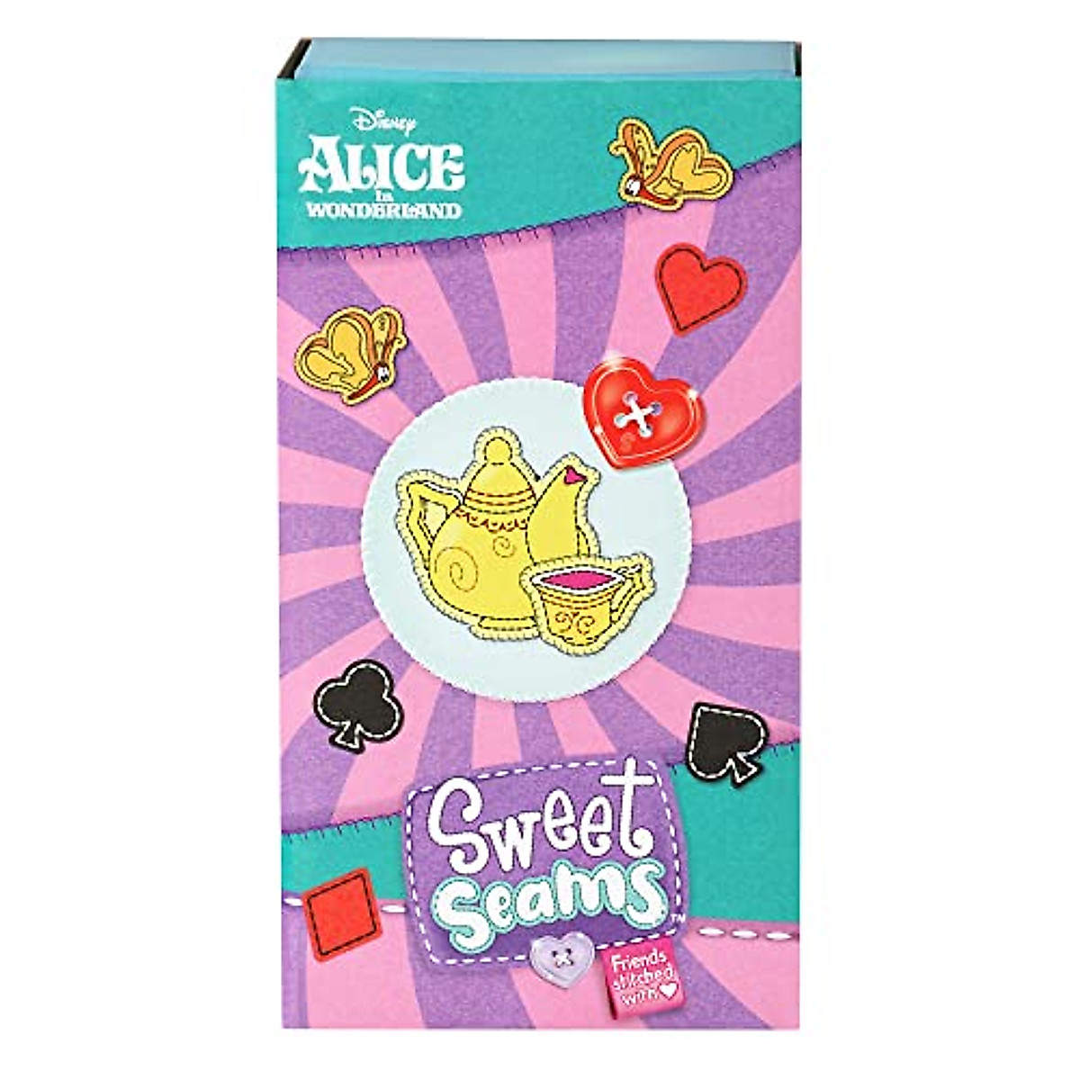 SWEET SEAMS Disney Single Pack Bundle: The Nightmare Before Christmas - Sally & Alice in Wonderland 6" Soft Rag Dolls and Playsets