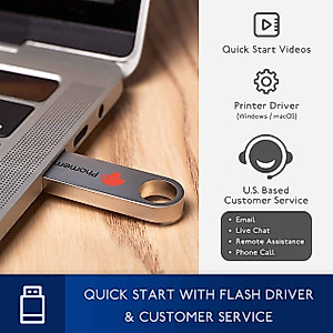 Phomemo Shipping Label Printer, with Useful Label Holder Set - 6''/s Commercial Grade 4x6 Thermal Printer, Compatible with Shopify, Ebay, UPS, USPS, FedEx, Amazon & Etsy, Works on Windows & macOS