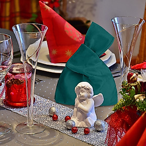 Muka Velvet Knot Wristlet Bag, Elegant Clutch Bag, Portable Knot Pouch (Black)