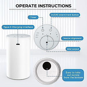 X-PEST Portable Mosquito Repeller Device Outdoor Insect Repellent Effective Mosquito Protection Indoor Natural Ingredients Rechargeable USB Essential Oil Waterless Diffuser 40ft Protection 2 Refills