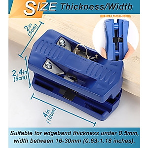 Edge Banding Trimmer, Plastic PVC Plywood Melamine Wood Manual Edge Banding,Manual Trimming Woodworking Tool