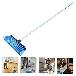 SOESFOUFU Long-Handled Broom Tool Home Cleaning Device Household Broom Home Cleaning Broom Bathroom Cleaning Device Room Cleaning Broom Office Garbage Cleaner Stable Broom ，pp，pet