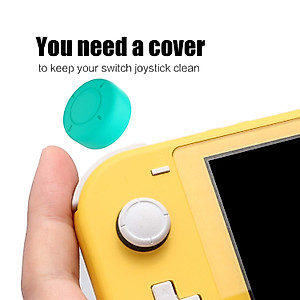 Switch Lite Thumb Grips, Different Sizes Joystick Caps for Nintendo Switch Lite - Turquoise