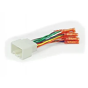 Scosche FD16BCB Compatible with 1998-04 Ford Power/Speaker Connector / Wire Harness for Aftermarket Stereo Installation with Color Coded Wires and Pre-installed Wire Connectors