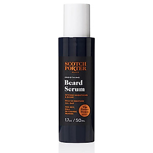 Scotch Porter Smoothing Beard Serum for Men | Porter House | Grooming Beard Oil Seals in Moisture & Adds Shine | Formulated with Non-Toxic Ingredients, Free of Parabens, Sulfates & Silicones | Vegan | 1.7 oz Bottle