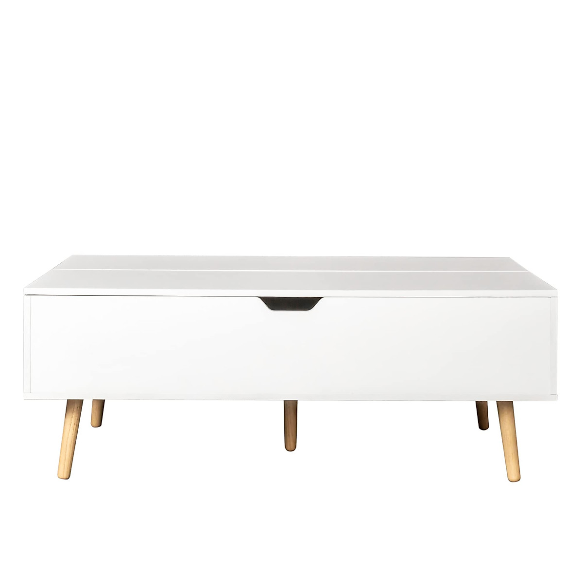 Lift Top Coffee Table, Modern Coffee Table with 2 Storage Drawers,Center Table with Lift Tabletop for Living Room, Office