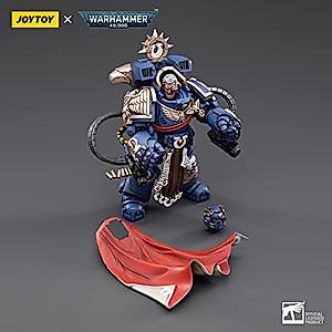 JoyToy 1/18 Warhammer 40,000 Action Figure Ultramarines Chapter Master Marneus Calgar Model