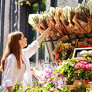 Address Labels 1-1/2” Round for Laser and Inkjet Printers - 25 Sheets, 30 Labels Per Sheet 750 Blank Matte White Sticker Paper for Organization, Labeling, Inventory Management, Product Branding