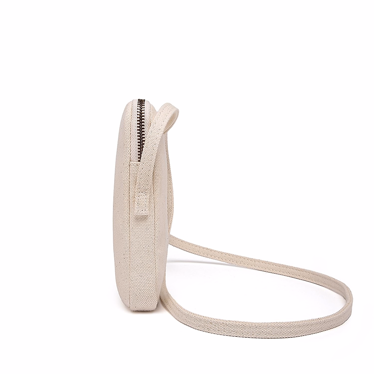 YONBEN Crossbody Bag Small Cell Phone Purse Holder Wallet with Strap for Women Adjustable Shoulder Straps Pure Cotton Canvas with Zipper