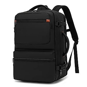 XJ-HOME 2023 NEW 17 inch Travel Laptop Backpack,40L Flight Approved Carry On Backpack,Expandable Water Resistant With USB Computer Backpack For Men Women