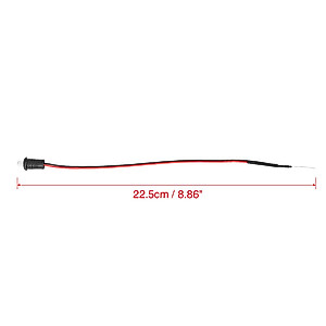 X AUTOHAUX 2 Pcs DC 12V Blue LED Light Car Interior Alarm Dash Mount Light