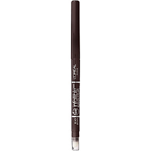 L'Oreal Paris Makeup Infallible Never Fail Original Mechanical Pencil Eyeliner with Built in Sharpener, Black Brown, 1 Count