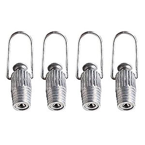 YARNOW 4pcs Clothes Laundry Line Tightener Household Clothesline Tight Gadgets Clothes Drying Line Tight Tools for Clothesline Tightener Stainless Steel Home Clothesline tensioner Adjuster