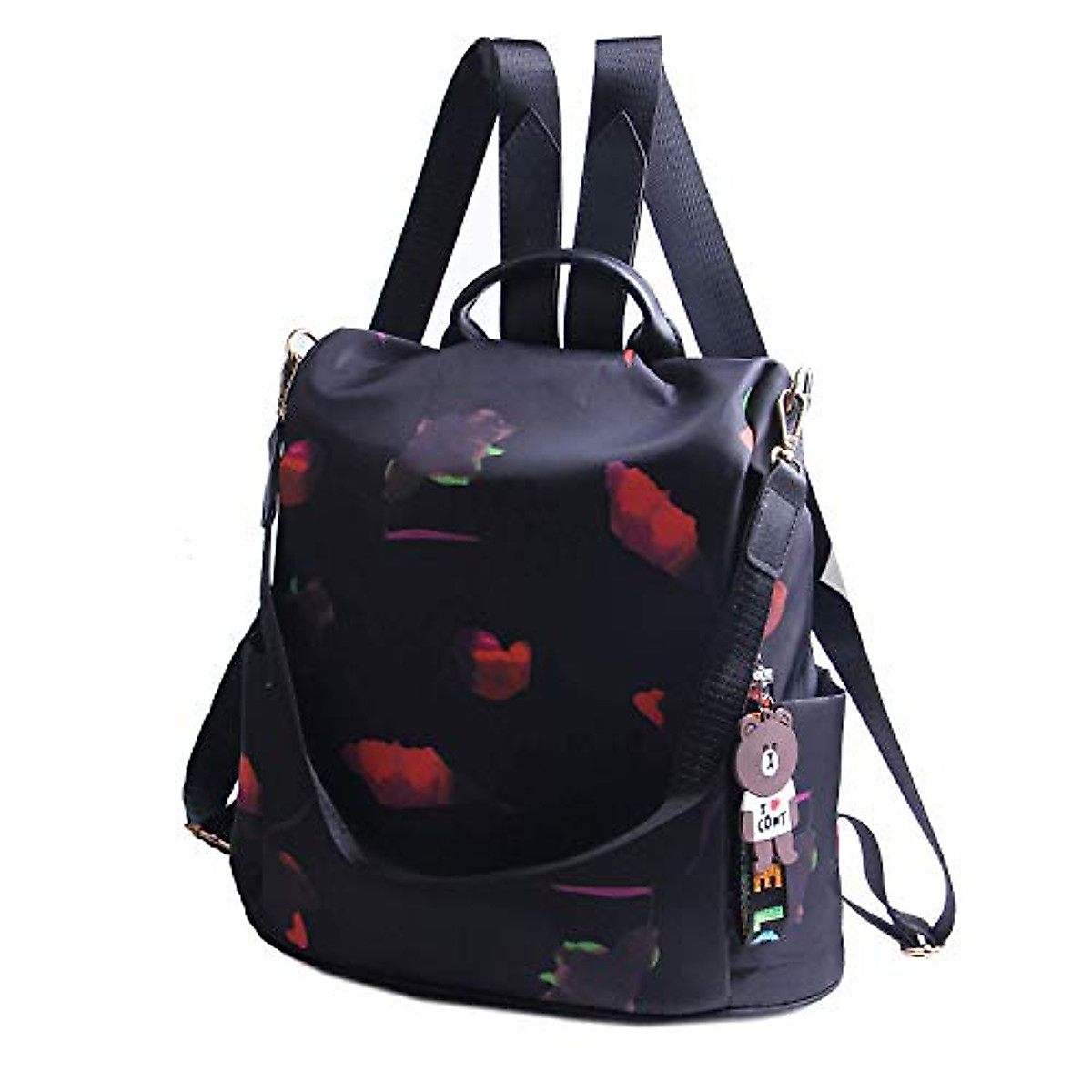 Freie Liebe Anti-theft Backpack Nylon BackPacks Handbags for Women School Travel Rucksack Lightweight Shoulder Bags