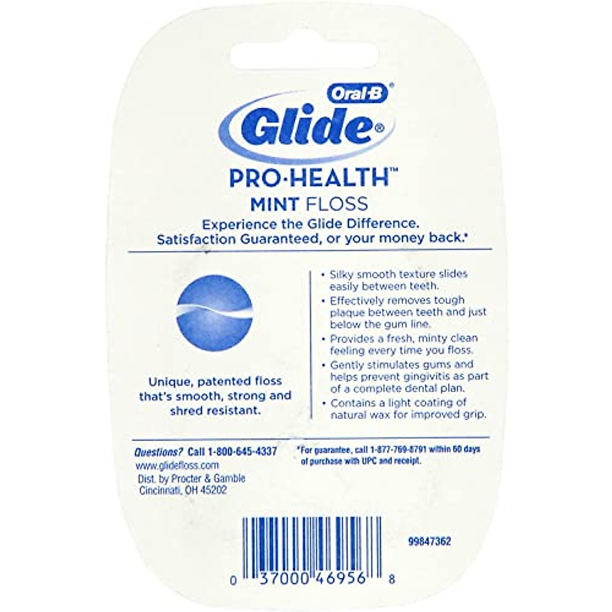 Crest Glide Mint Dental Floss 54.6 Yards
