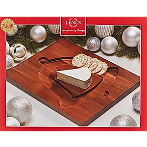 Lenox Bell Cracker and Cheese Board, Brown