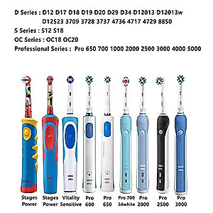 for Oral B Electric Toothbrush Replacement Charger Power Cord Supply Inductive Charging Base Model 3757 Portable Environmental ABS for Travel