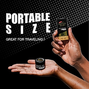 EBIN NEW YORK 24 Hour Colored Edge Tamer 3pack – 0.5 Oz, Natural Black, No Flaking, No Residue, Argan Oil & Castor Oil