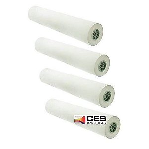4 Rolls 24x150 20Lb Bond Paper 2"core For use in HP Designjet Inkjet Plotters by CES Imaging
