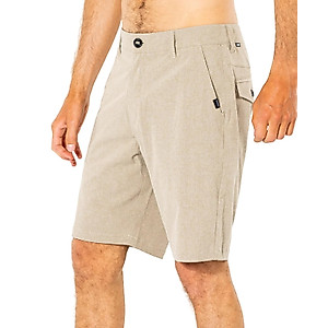 Rip Curl Phase Nineteen 19" Boardwalk Shorts Khaki 34