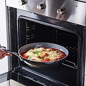 GreenPan Valencia Pro Hard Anodized Healthy Ceramic Nonstick 12" Wok, PFAS-Free, Induction, Dishwasher Safe, Oven Safe, Gray