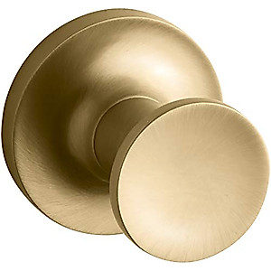 Kohler K-14443-2MB Purist Robe Hook, Vibrant Brushed Moderne Brass