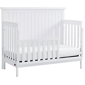 Soho Baby Everlee Crib to Toddler Bed Guard Rail Conversion Kit, Whitewash