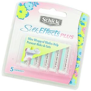 Schick Silk Effects Plus Razor Blade Refills for Women - 5 Count