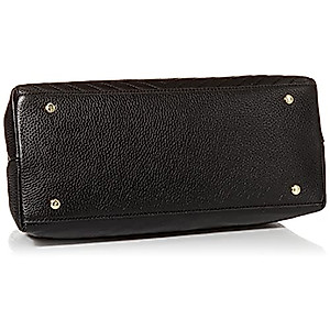 Karl Lagerfeld Paris womens Charlotte Quilted Tote Bag, Blk/Gold, One Size US