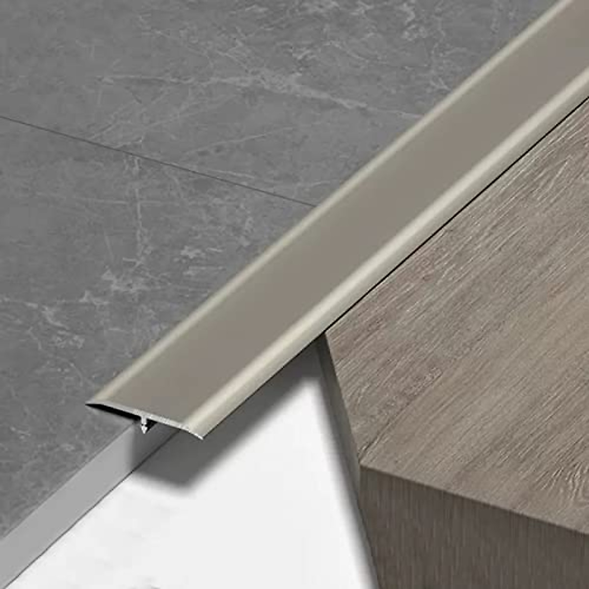 ETULLE Door Transition Strip - Durable Aluminum Threshold Cover