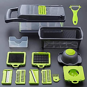 Mandoline 12 In 1 Food Fruit Onion Potatoes Peeler Slicer Vegetable Cutter Manual Vegetable Chopper