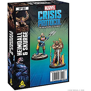 Atomic Mass Games Marvel: Crisis Protocol Heimdall & Skurge Character Pack - Guardians of Asgard Unite! Tabletop Superhero Game, Ages 14+, 2 Players, 90 Minute Playtime, Made