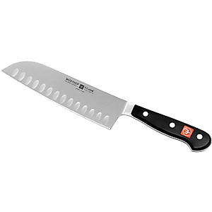 Wusthof Trident 4183 Forged Santoku with Granton Edge Knife - Classic 7" Blade