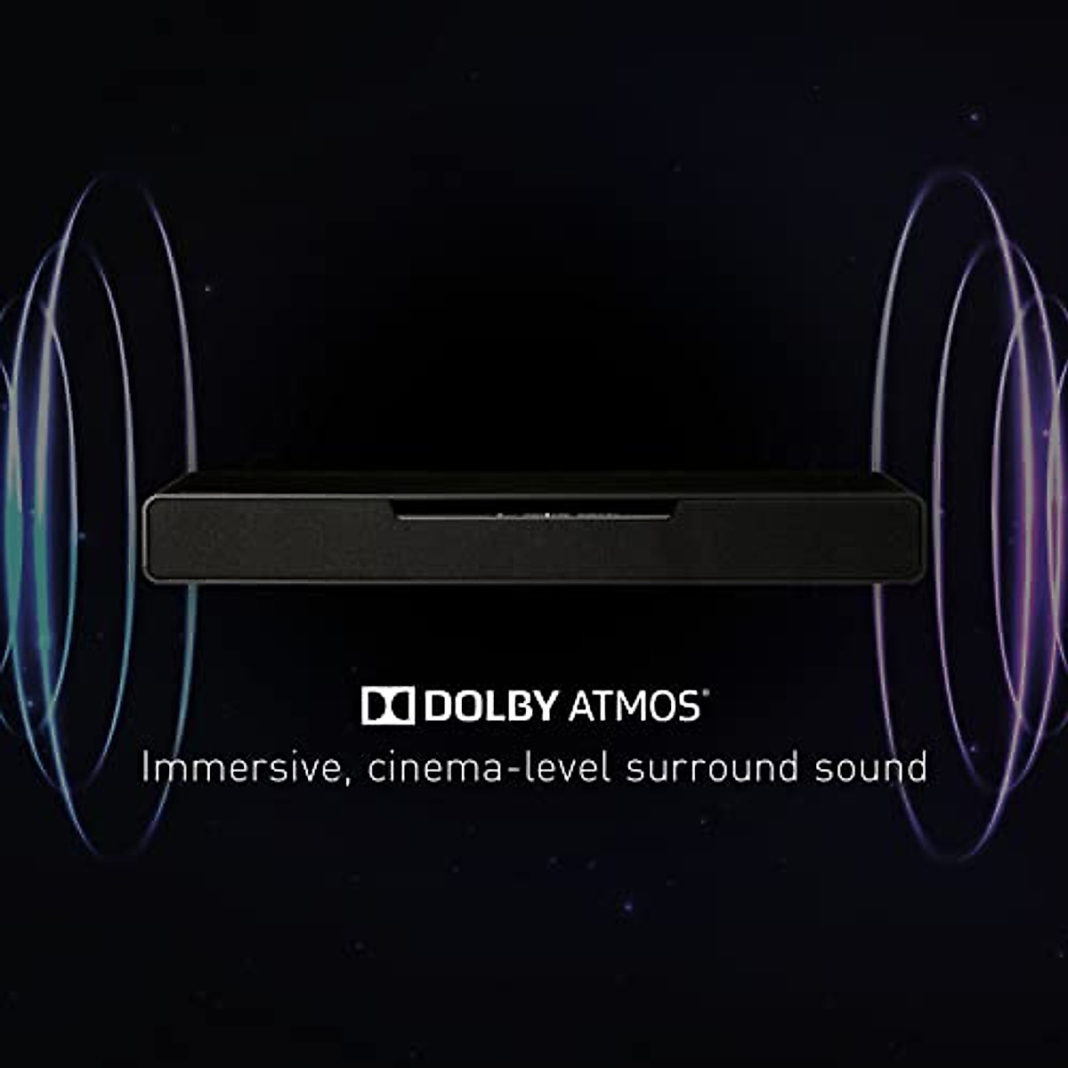 Panasonic SoundSlayer Dolby Atmos Soundbar for TV with Built-in Subwoofer, Small Home Audio Bluetooth-Enabled Speaker, Hi-Res Sound (SC-HTB01),Black