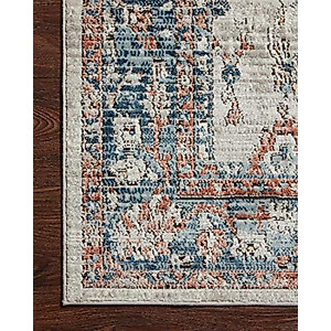 Loloi II Bianca Collection BIA-05 Dove/Multi, Contemporary 9'-9" x 13'-6" Area